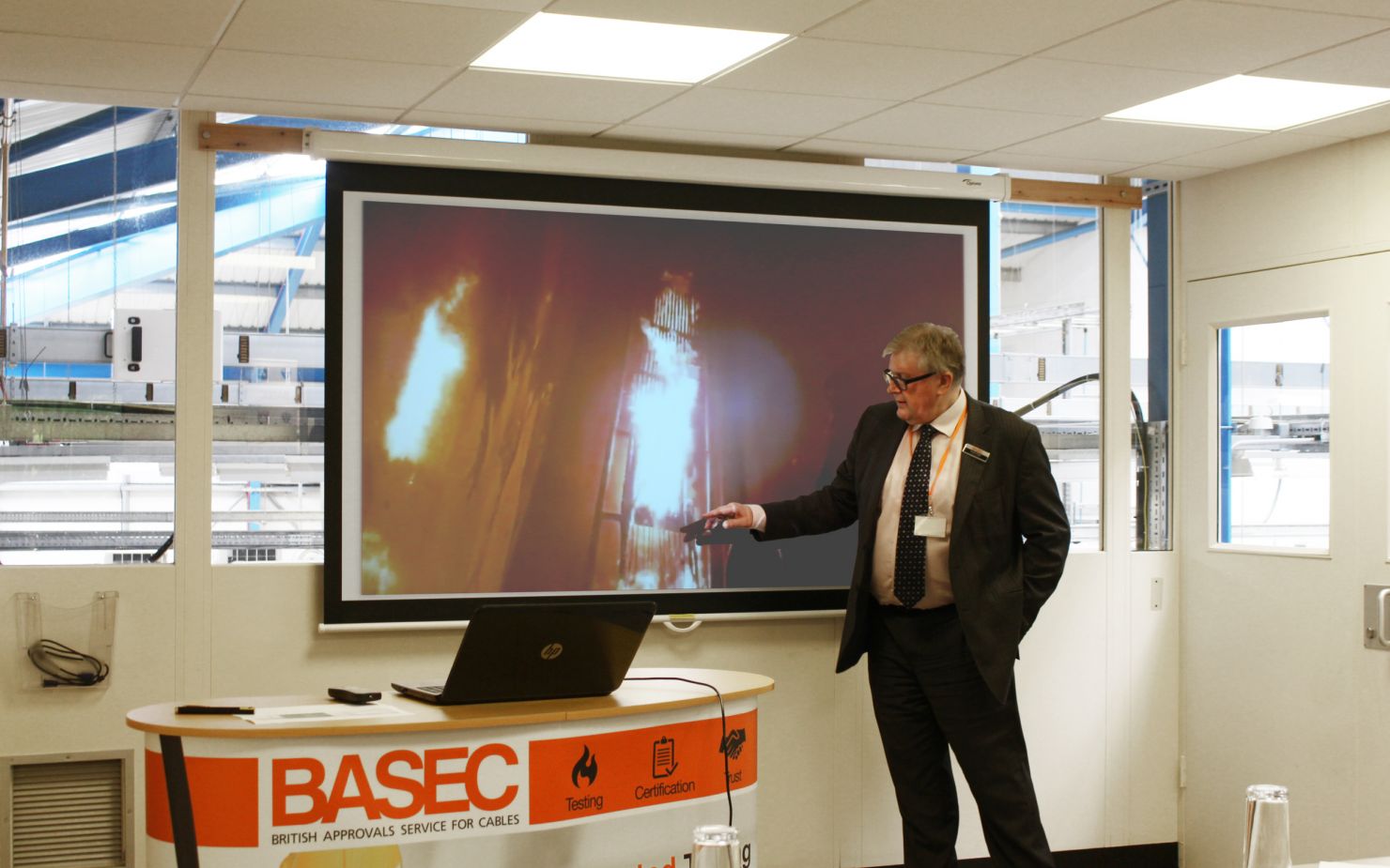 BASEC Launch New CPR Large-Scale Cable Fire Test Facility | BASEC